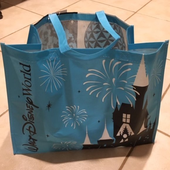Disney | Bags | New Two2 Disney Reusable Recycled Shopper Tote Bags ...